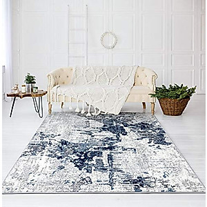 LUXE WEAVERS Abstract Area Rug, 106 Blue 8x10