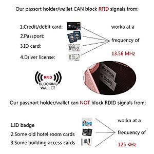 YALUXE Women's Leather Zipper Wallet RFID Blocking Multi Card Holder with Cellphone Pocket Large Capacity