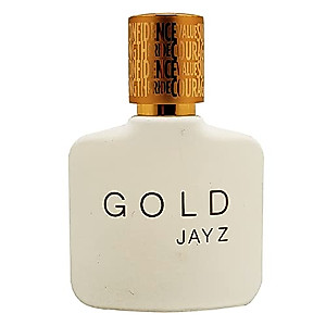 Jay-Z Gold Cologne EDT Spray for Men, Aromatic Fougere Fragnance, 0.5 Fl Oz