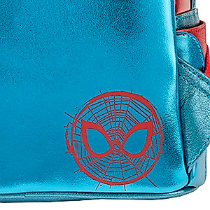 Loungefly Marvel Metallic Spider-Man Cosplay Mini Backpack
