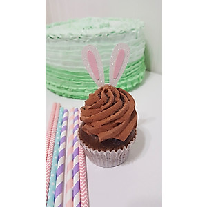 Bunny Ears Cupcake Toppers