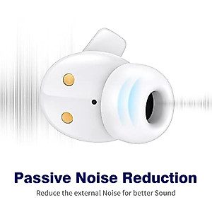 Jiunai Wireless Earbuds for Samsung S23, Bluetooth 5.2 Headphone in-Ear Earbuds Stereo HI-FI Noise Reduction Touch Control Earphones for Samsung S22 iPad iPhone 14 Pro OnePlus Google