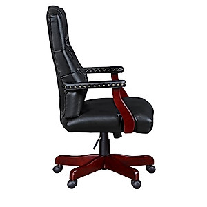 Regency Ivy League Swivel Chair, Black