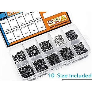 500pcs Laptop Notebook Computer Screw Kit Set for IBM HP Dell Lenovo Samsung Sony Toshiba Gateway Acer