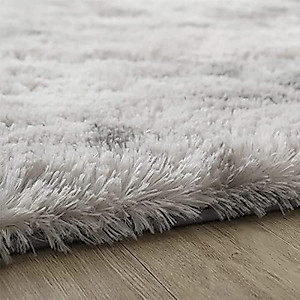 Ultra Soft Fluffy Area Rugs for Bedroom 5×8, Shaggy Bedroom Carpet, Plush Living Room Shag Furry Floor Rugs, Non-Slip Tie-Dyed Floor Carpet