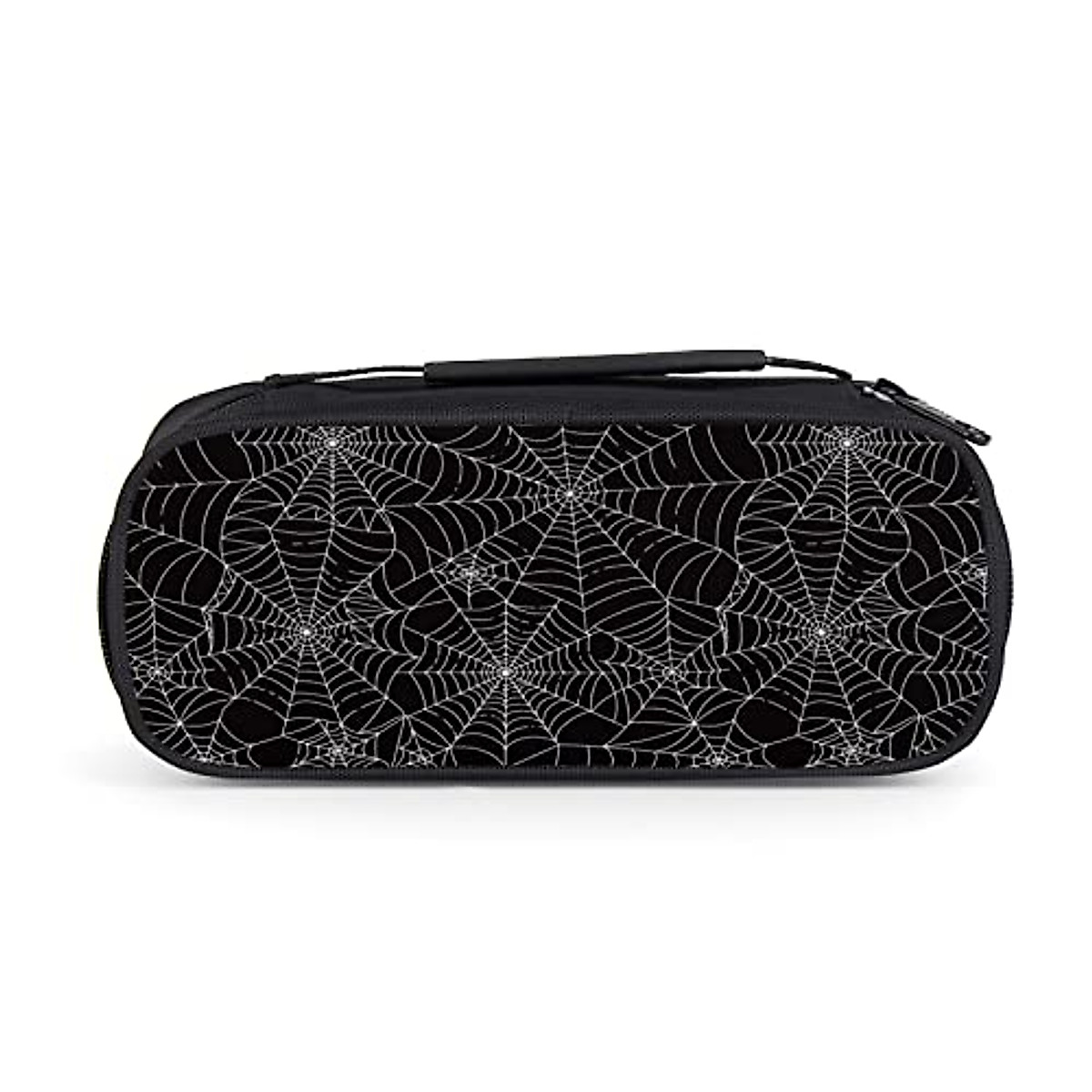 Yashilaiya Big Capacity Pencil Case Funny Spider Web Pencil Bag Zipper Pencil Box Cosmetic Bag Stationary Bag for Teenage Girls Travel Office Supplies