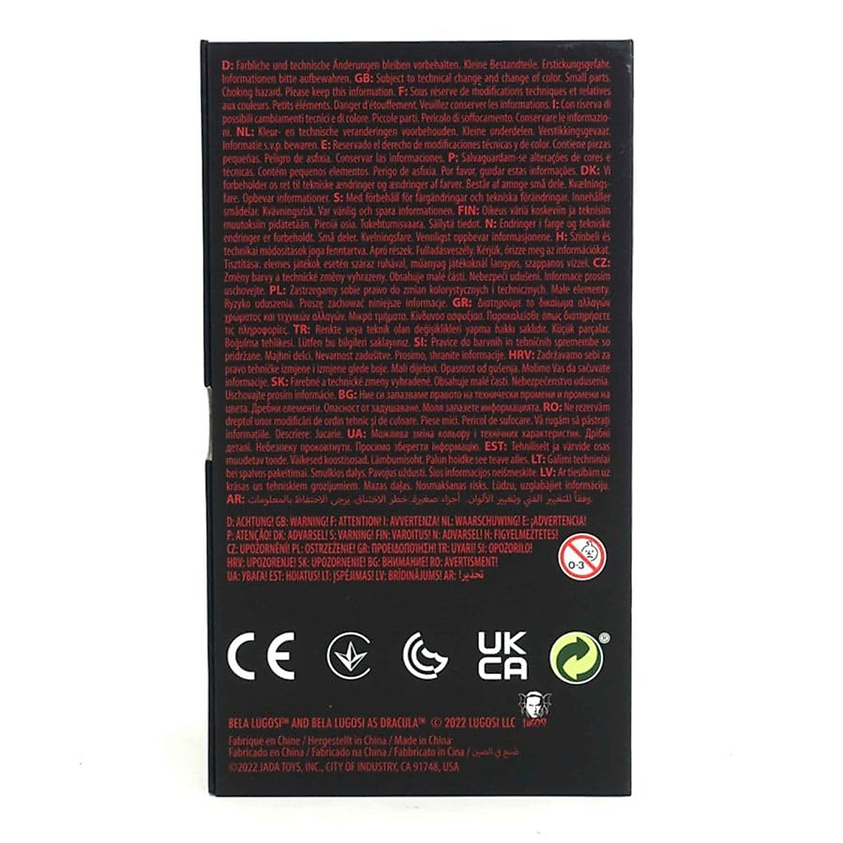 Jada Toys Dracula Bela Lugosi 6" Action Figure