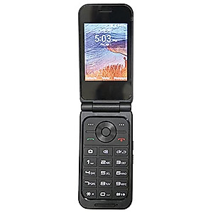 ZTE Cymbal U Link II Z2335CC Unlocked 4G Flip Phone, 8GB 2MP (Renewed)