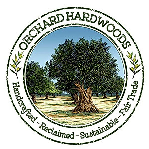 Orchard Hardwoods 12" Artisan Olive Wood Rectangle Charcuterie Board- Handmade For Cutting Chopping, Serving Cheese, Meats, Fruit. Decorative Wooden Tray, Unique Kitchen Gift- 12x6x0.8