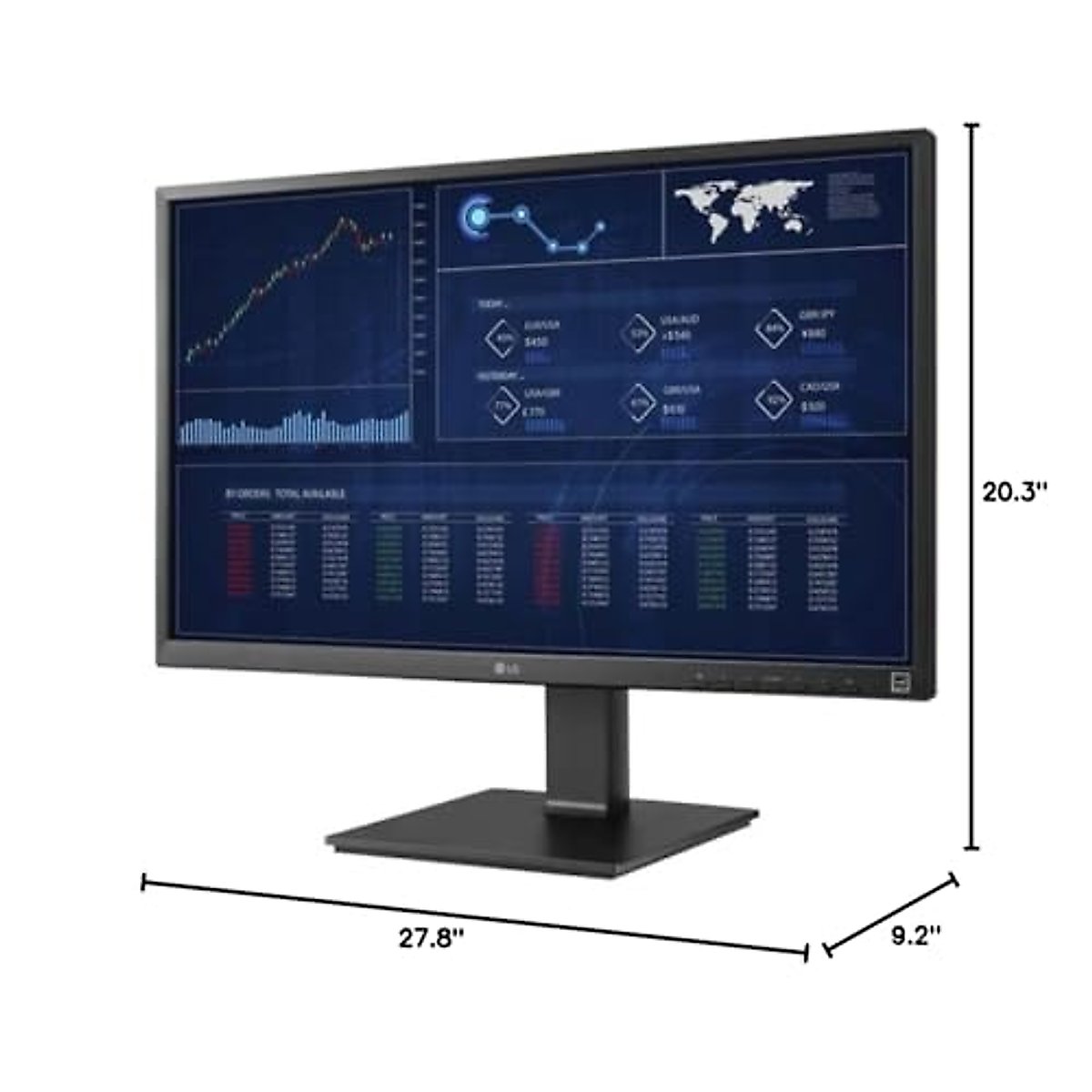 LG 27CN650I-6N 27” FHD All-in-One Thin Client with IGEL OS, Quad-core Intel Celeron J4105 Processor, USB Type-C