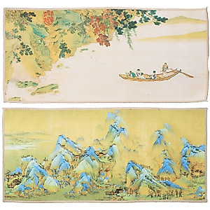 Hemoton 2pcs Tea Mat Tea Cloth Tea Ceremony Mat Coffee Bar Mat Tea Towels Kitchen Teaware Towel Suede Towel Absorbent Cleaning Towels Teacup Towel Household Coral Fleece Quick Dry Cloth