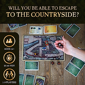 Bristol 1350 Board Game of Strategy, Deceit, and Luck for 1-9 Players