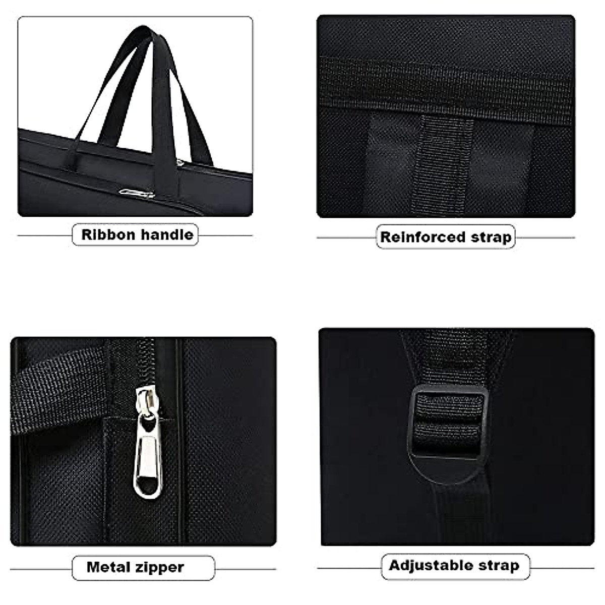 Art Portfolio Case Art Supplies Storage Tote Bag Art Portfolio Backpack Art Carrying Bag A2 4K Drawing Board Bag Portable for Art Student Sketchbook Folding Easel Shoulder Bag Hose Support, Foldable