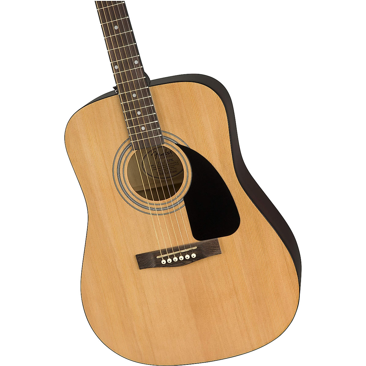 Fender FA-115 Dreadnought Acoustic Guitar Bundle with Gig Bag, Tuner, Strings, Strap, Picks, and Austin Bazaar Instructional DVD