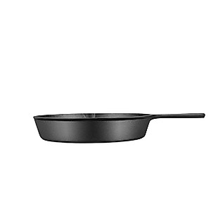 Honkyuns 10 Inch Pre-Seasoned Cast Iron Skillets Pan, Frying Pan with Silicone Heat-Resistant Handle Cover for Indoor and Outdoor Use-Grilling, Frying,Baking and Cooking Black
