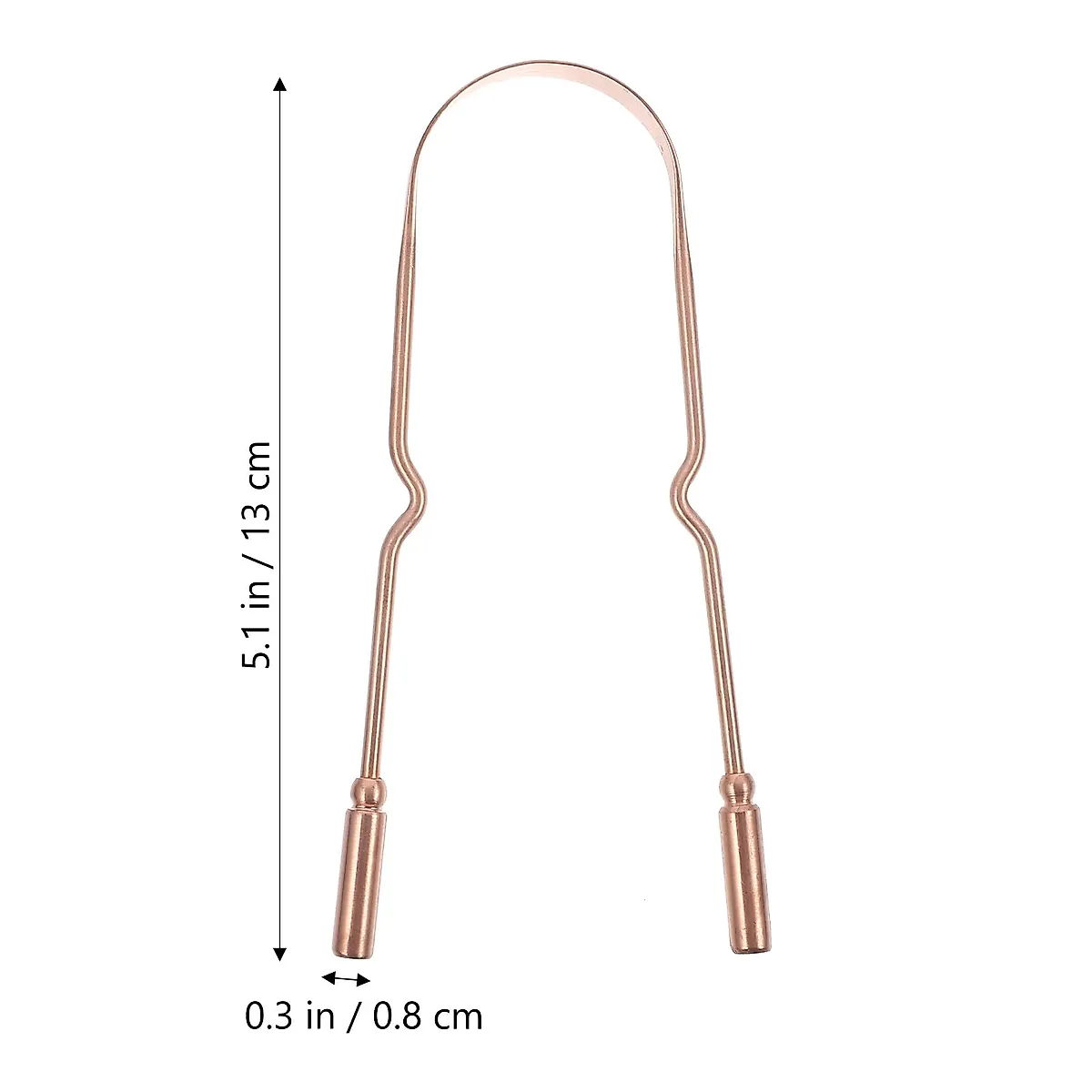 FOMIYES Scraper, Copper Brush with Travel Case, Cleaning Tool Oral Care Tool for Bad Breath