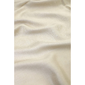 Achillea Two Tone Vintage Jacquard Paisley Pashmina Shawl Wrap Scarf (Champagne)