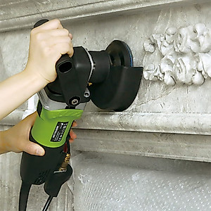 Diamond Polishing Pads, ZFE 9Pcs 4 Inch 100mm Dry Polishing Pads Set with 5/8”-11 Backing Plate for Granite Concrete Marble Quartz Stone Countertop Polishing