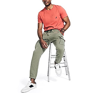 Nautica Men's Performance Pocket T-Shirt, Cayenne, X-Large