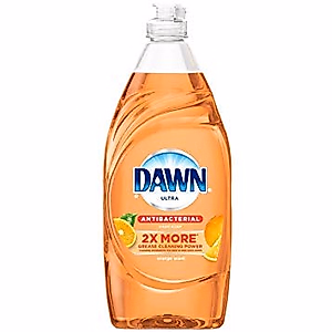 Orange Scent Antibacterial Dishwashing Soap set of 2, 8 oz.