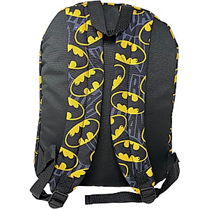Batman Logo 16 inches Allover Print Large Backpack