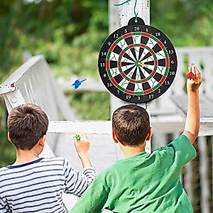 STREET WALK Kids Board Magnetic Dart Game - 12pcs Magnetic Dart - Excellent Indoor Game and Party Games - Safe Magnetic Dart Board , Boys Toys Gifts for 5 6 7 8 9 10 11 12 Year Old Kids and Adult