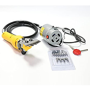 SHengwin Electric Sheep Clippers, 1000W Professional Wool Shearing Machine 110V Sheep Shears with 2 Blades