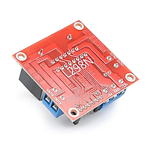 TIMESETL 5Pack L298N Motor Drive Controller Board DC Dual H-Bridge Robot Stepper Motor Control and Drives Module for Arduino Smart Car Power UNO MEGA R3 Mega2560