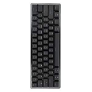Goshyda Mechanical Keyboard,Portable 61 Keys Gaming Keyboard Durable RGB Backlit Keyboard with FN Key Combination Function,for Laptop Desktop