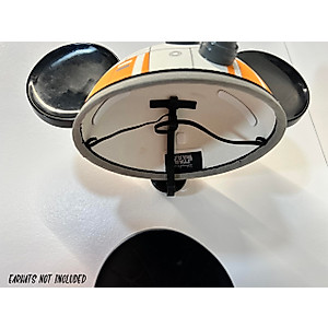 Ear Hat Wall Mount Display Compatible with Disney Ears, Black
