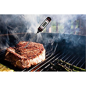 SmartHomes Digital Meat Cooking Thermometer - Ideal Oven Temperature Probe For Food, Grill, BBQ | FREE Recipe Bonus | Auto Shut-off For Maximum Battery Life