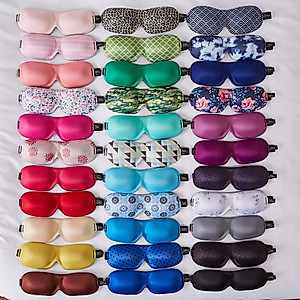 Bucky 40 Blinks No Pressure Solid Eye Mask for Sleep & Travel, Magenta, One Size