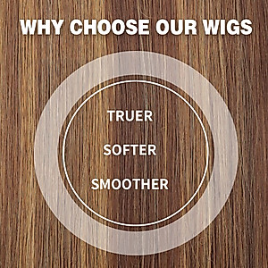 AISI HAIR Highlights Omber Blonde Wig for Women Synthetic Long Straight Hair Mixed Blonde Synthetic Hair Full Wig for Daily Use