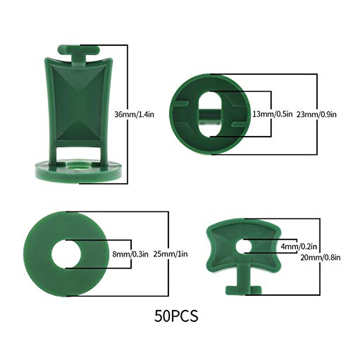 Creative-Idea 50 Set Greenhouse Support Clip,for Bubble Wrap Sunshade Net Insulation Shading Winter Summer
