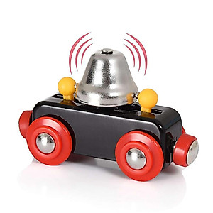 Brio World - 33749 Bell Wagon - Interactive Train Toy for Kids | Develops Motor Skills | Compatible with BRIO Railway Toys | Ideal for Ages 3 and Up