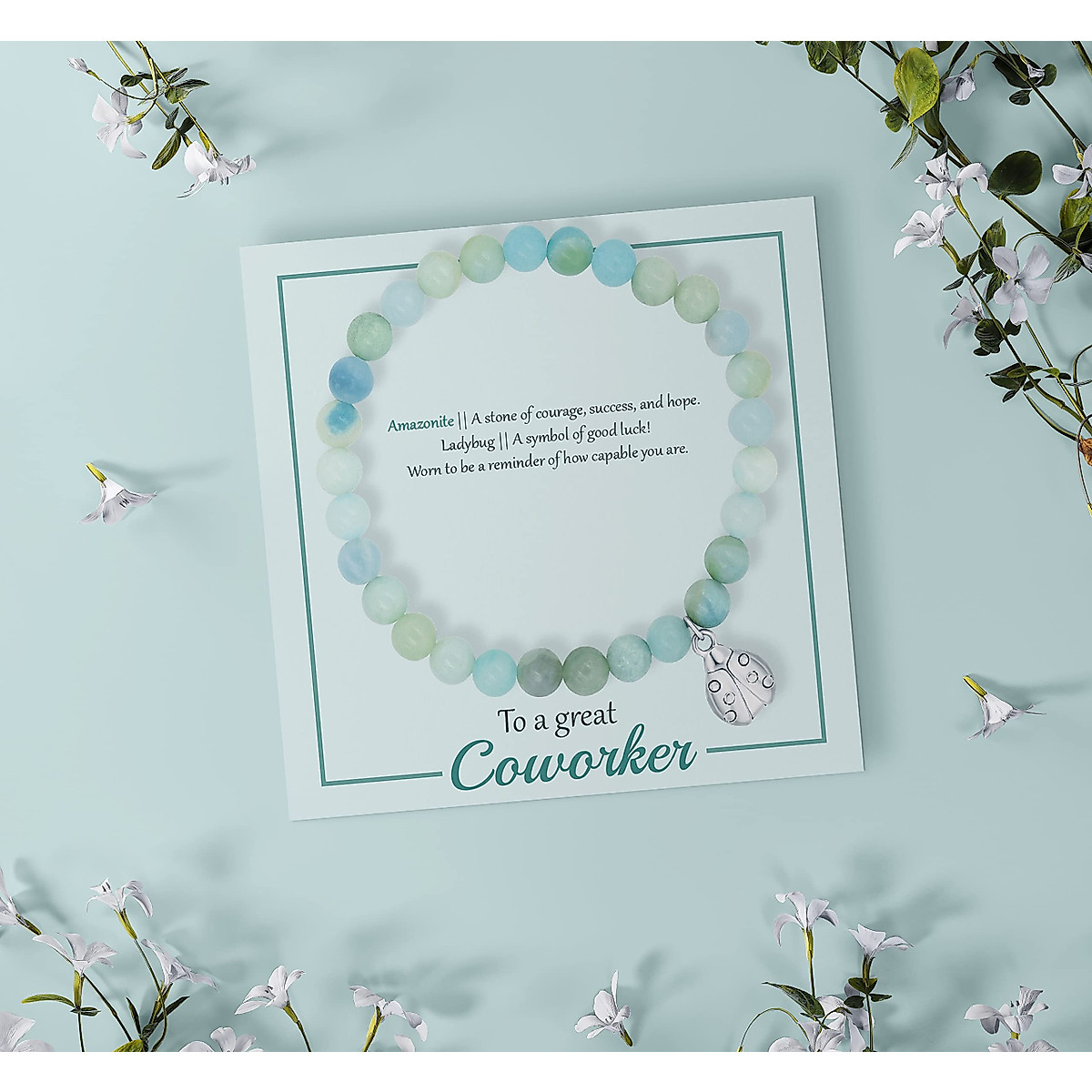 OLGAS GEMS Farewell Gifts for Coworkers Women - Goodbye and Going Away Gift for Coworkers Leaving to New Job or Retirement. Includes a Beautiful Sentimental Card