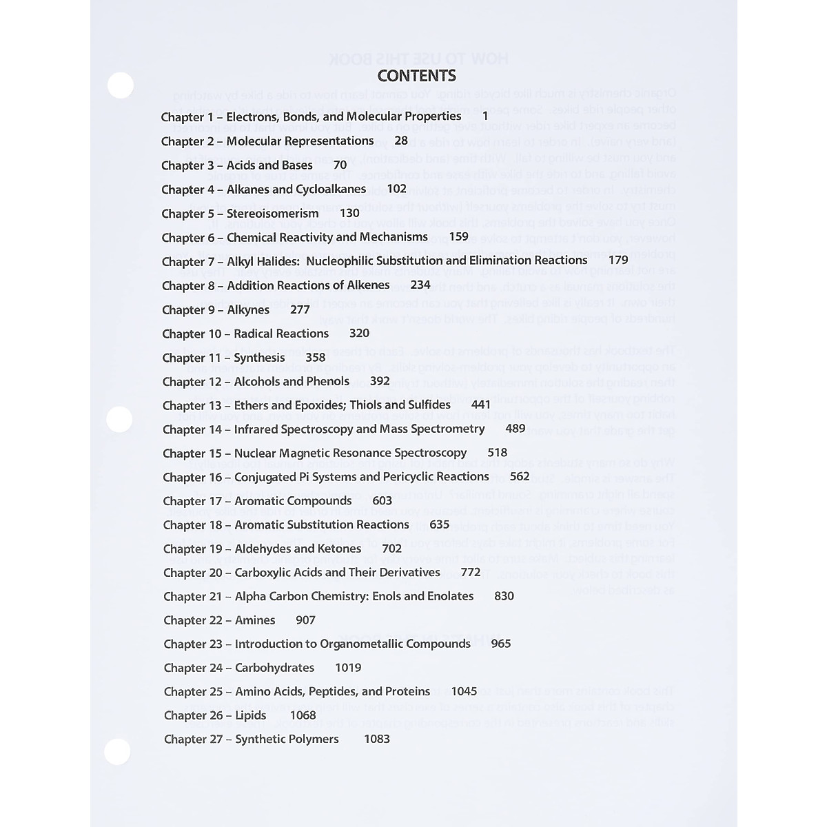 Organic Chemistry, Student Study Guide and Solutions Manual