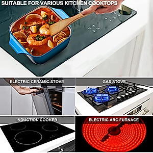 imarku Dutch Oven Pot with Lid, 5 Quart Enameled Cast Iron, Safe Up To 550°F, for Braising, Broiling, Bread Baking, Frying, Oven, Nonstick Enamel Coating, Easy to Clean, Great Gifts, Blue