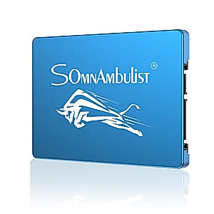 Somnambulist 2.5 inch SATA SSD120GB 240GB 60GB SATA3 Internal Ssd Solid State Hard Drive (Blue Cow-60GB)