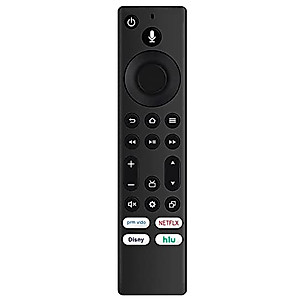 NS-RCFNA-21 Replace Voice Remote Control fit for Insignia Fire TV NS-50F301NA22 NS-40D510NA21 NS-39DF310NA21 NS-32D510NA19 NS-42F201NA22 NS-24DF310NA21 NS-70DF710NA21 NS-43DF710NA21