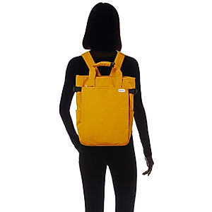 anello GRANDE(アネロ グランデ) Women 10 Pockets 2-Way Tote Backpack, Mustard