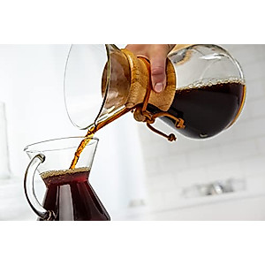 Chemex Pour-Over Glass Coffeemaker - Hand Blown Series - 3-Cup - Exclusive Packaging