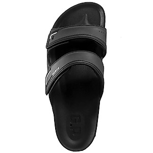 Gold Pigeon Shoes GP Pirogue Orthoheel Slide Sandal: 1545 Black, Women Size 9.5-10 & Men Size 8-8.5 (1545-blk-40)