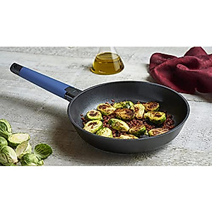 ZAVOR Noir 10 Inch Skillet - Premium Cast Aluminum with Titanium-based Nonstick Ceramic Coating & Removable Handles - Ultra Lightweight - Oven & Induction Ready | Noir Collection
