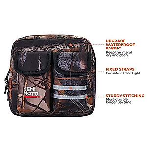 KEMIMOTO ATV Tank Bag Waterproof W/Cooler ATV Accessories Motorcycle Saddle Bag Compatible with Most ATV and Snowmobile Bicycle