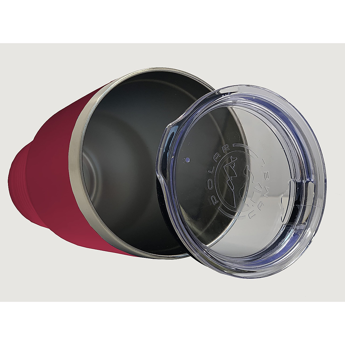 LaserGram 30oz Vacuum Insulated Tumbler Mug, Coat of Arms Dominican Republic, Personalized Engraving Included (Maroon)