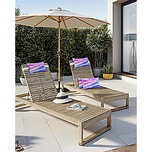 Recliner Head Pillow Ledge Loungers Chair Pillows with Insert Modern Abstract Ink Paint Ripples Fluid Watercolor Lumbar Pillow with Adjustable Strap Patio Garden Cushion for Sofa Bench Couch, 2 PCS