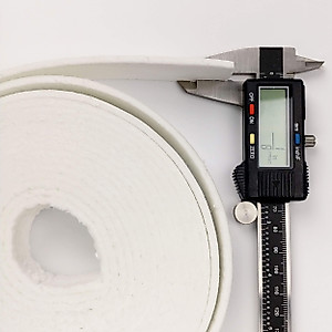 Lynn Manufacturing Strip Ceramic Fiber Alternative Paper, 2100F Rated, 1" x 1/8" x 200", High Temperature Gasketing for Boiler, Wood Stove, Pellet Stove, Furnace, Kiln, Forge, 9602