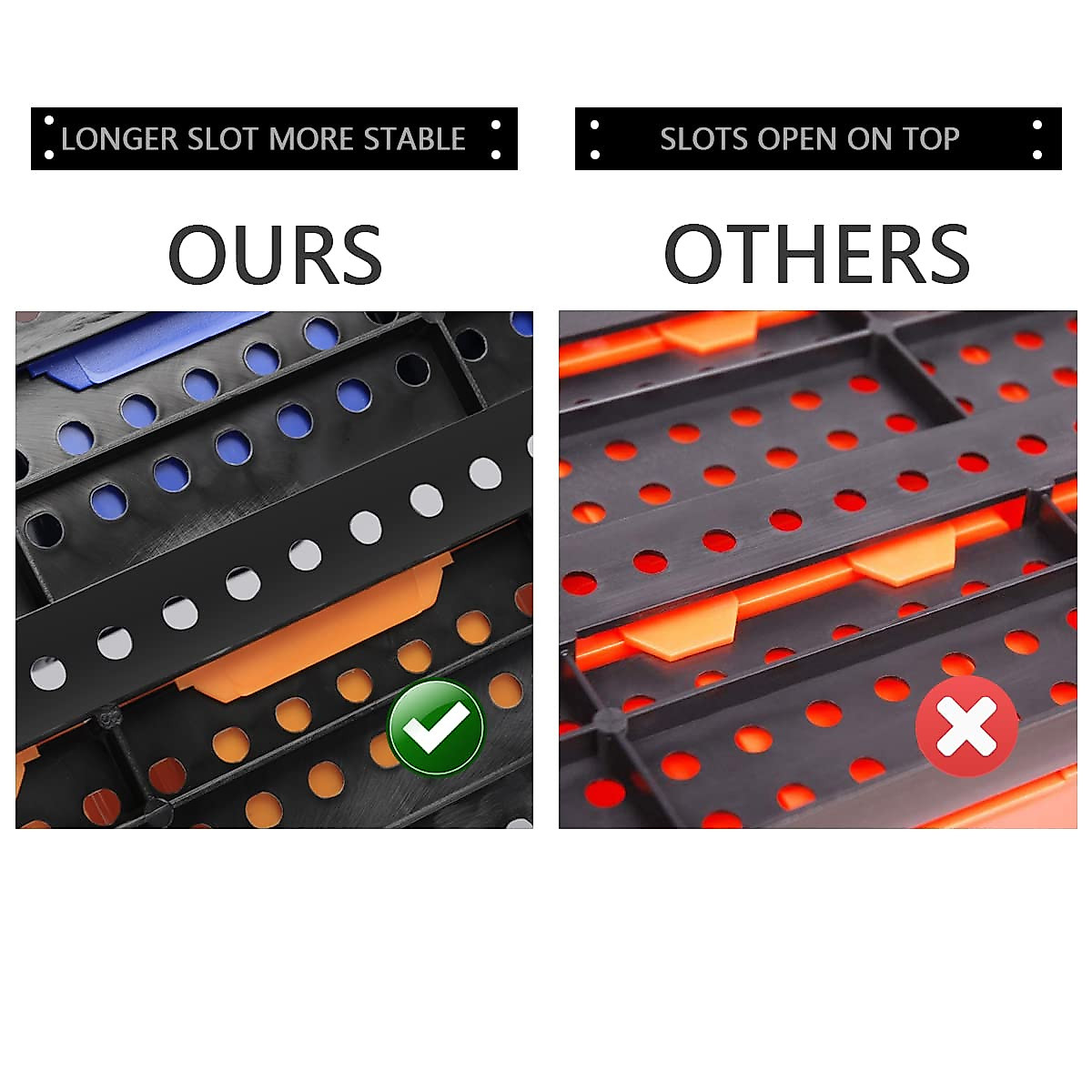 MULSAME Garage Storage Bins With Pegboard, Wall Mounted Parts Rack with 15PCS Bins Organizer, Stackable Garage Plastic Shop Tool, Garage Organizers for Nuts, Screws, Nails, Beads, Bolts Storage