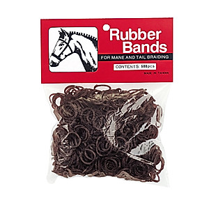 Weaver Leather Rubber Bands Brown, 65-2241
